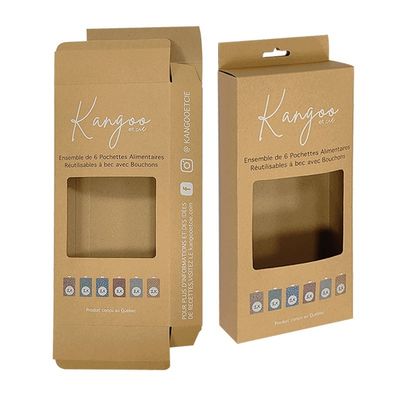 Custom Hang Tab Paper Retail Display Packaging Boxes With CMYK Printing