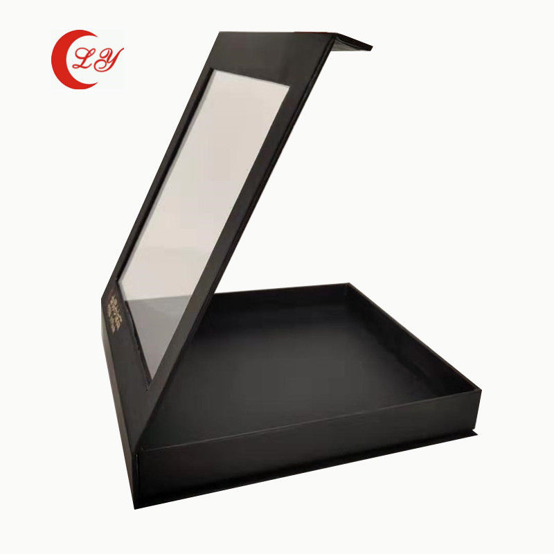 Supermarket Matt Black Magnetic Packaging Box Cardboard Gift Boxes With ...