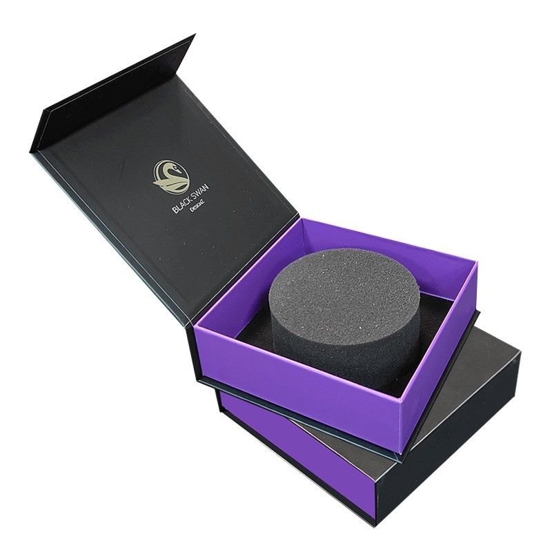Custom 2mm Cardboard Magnetic Belt Gift Box with Foam Insert